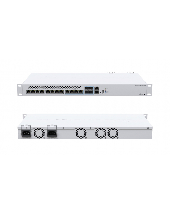 MikroTik Cloud Router Switch 312-4C+8XG-RM with RouterOS L5, 1U ...