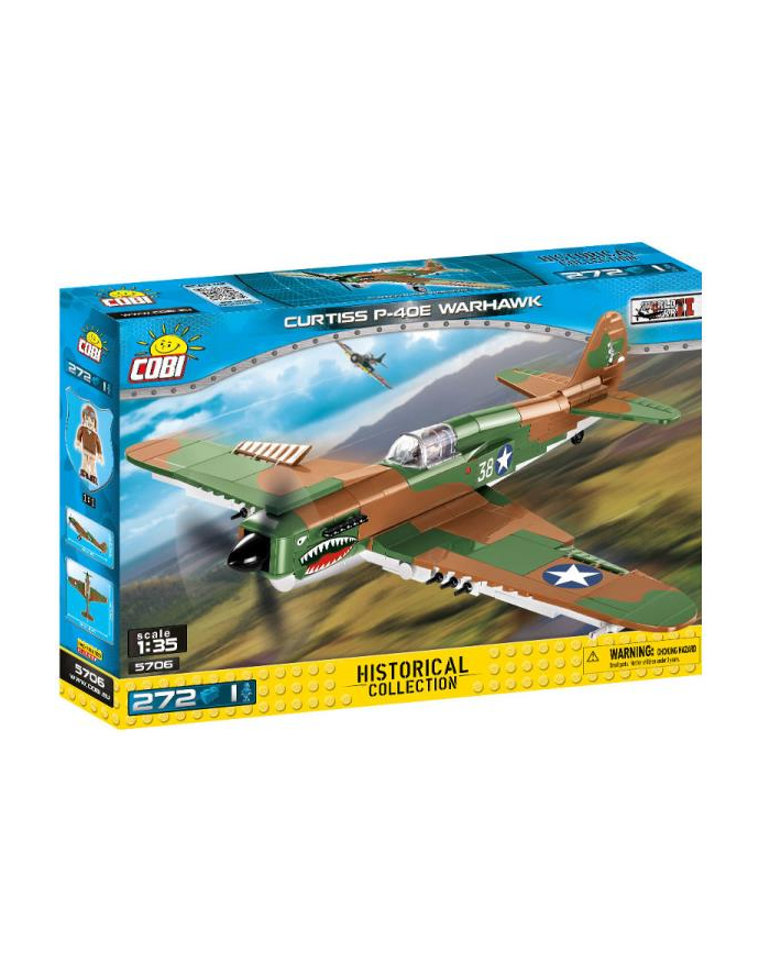 Cobi COBI-5706 COBI 5706 Small Army WWII CURTISS P-40E WARHAWK 272kl ...