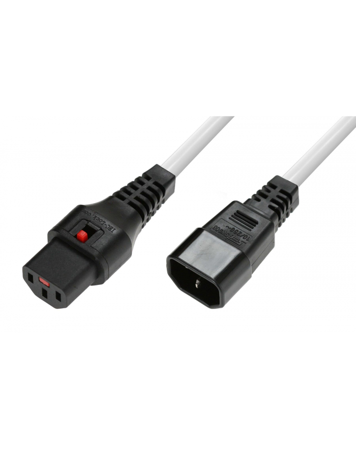 digitus Kabel przedłużający zasilający blokada IEC LOCK 3x1mm2 C14/C13 ...
