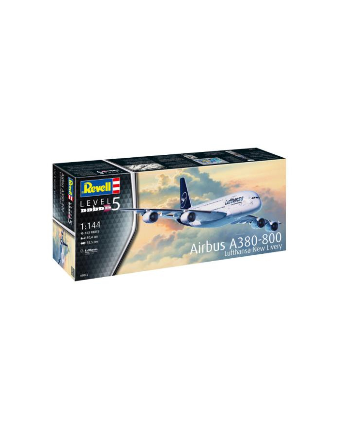 Cobi REV-03872 Samolot 1:144 03872 AIRBUS A380-800 Lufthansa New Livery ...