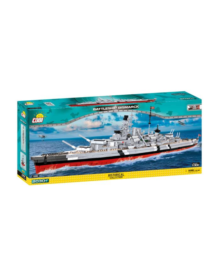 Cobi COBI-4819 COBI 4819 Historical Collection WWII Battleship Bismarck ...