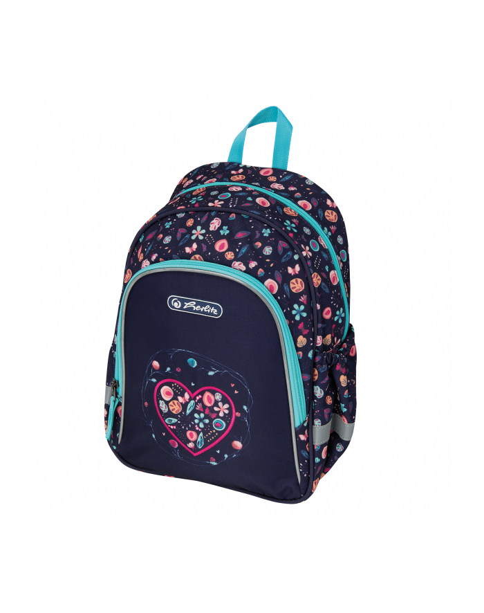 herlitz 50025909 Herlitz motif backpack heart, school satchel (purple ...