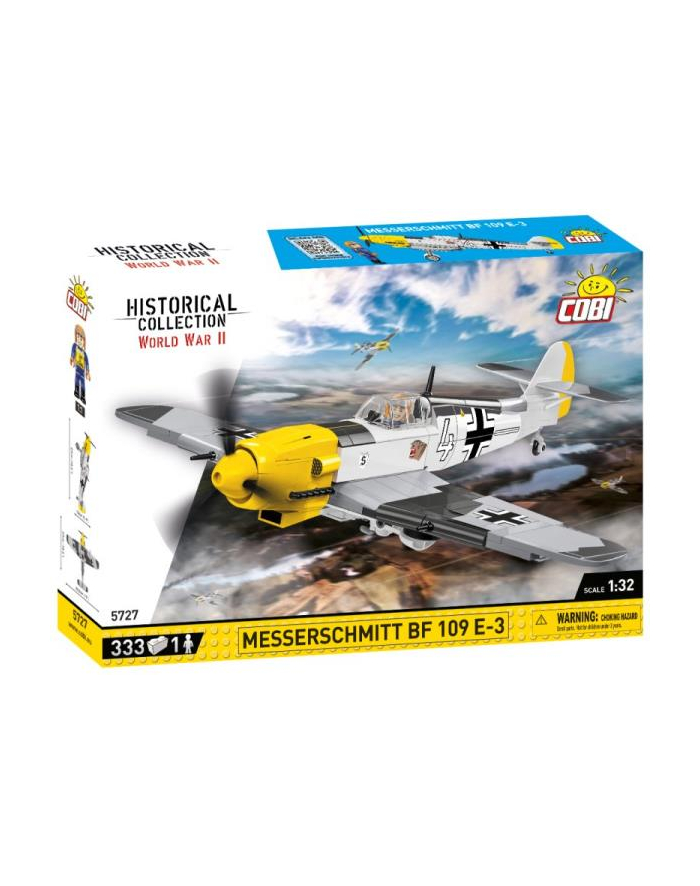 Cobi COBI-5727 COBI 5727 Historical Collection WWII Messerschmitt BF 109 e-3 333 klocki ...