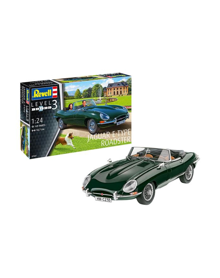 Cobi REV-07687 cobi Samochód do sklejania 1:24 07687 Jaguar E-Type ...