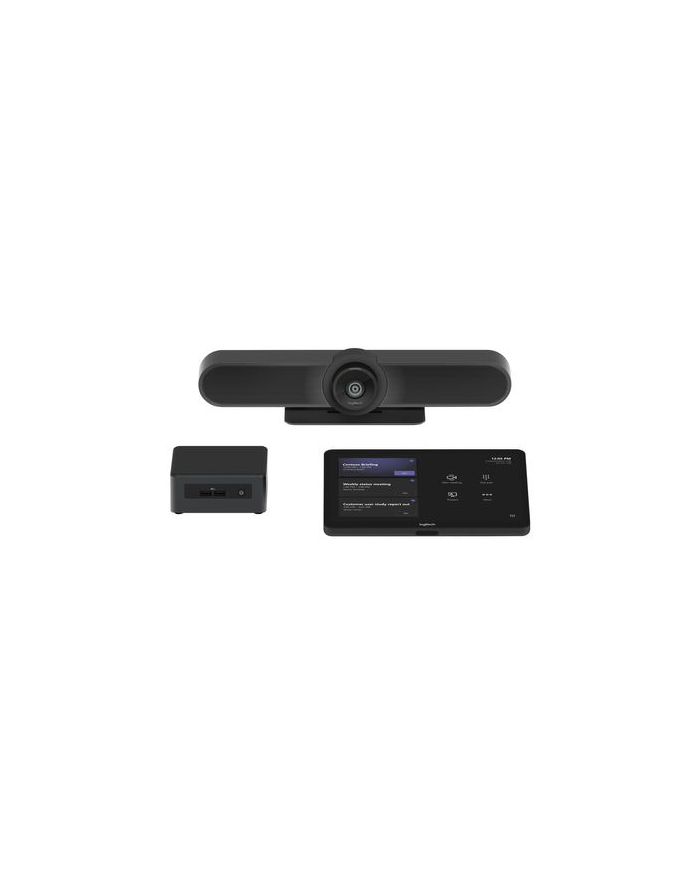 LOGITECH Small Room with Tap + MeetUp + Intel NUC for Microsoft Teams ...
