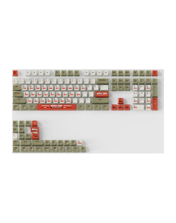 Keychron PBT-37 Keychron OEM Dye-Sub PBT Full Set Keycap Set - Morse ...