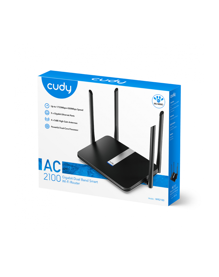 cudy WR2100 Cudy Router Wr2100 Lan/Wan Wi-Fi 6 Mesh Openwrt (CUDY ...