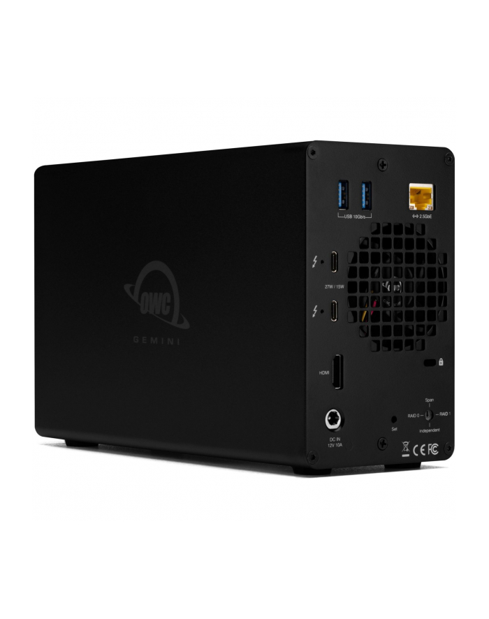 OWC OWCTB3GM000 0810100981563 OWC Gemini Thunderbolt Dock and Dual-Bay RAID Storage Enclosure ...