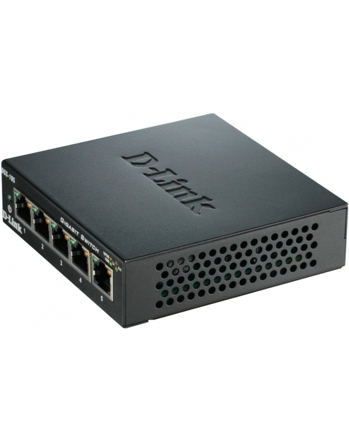 D-Link DGS-105 5-port Gigabit Metal Housing Desktop Switch DGS-105/E w ...