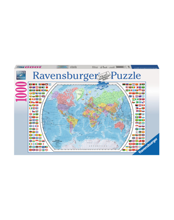 RAVEN. 1000 EL. Mapa polityczna świata 196333 w NET-S.pl