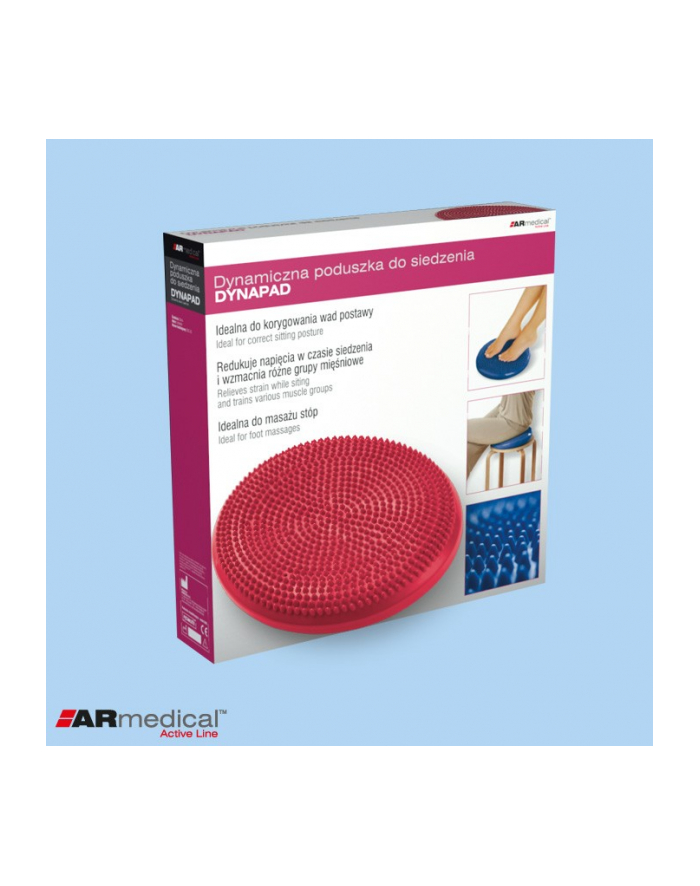 ArMedical DSC-33C Dynamiczna poduszka do siedzenia DYNAPAD czerwona ...